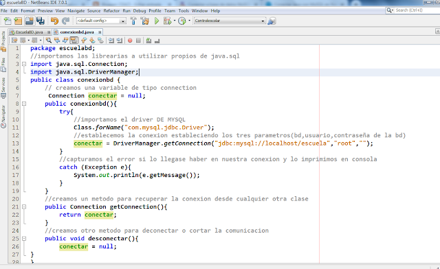 CEACI: 3.1 CONEXIÓN CON LA BASE DE DATOS MYSQL DESDE JAVA NETBEANS. CAP. 1