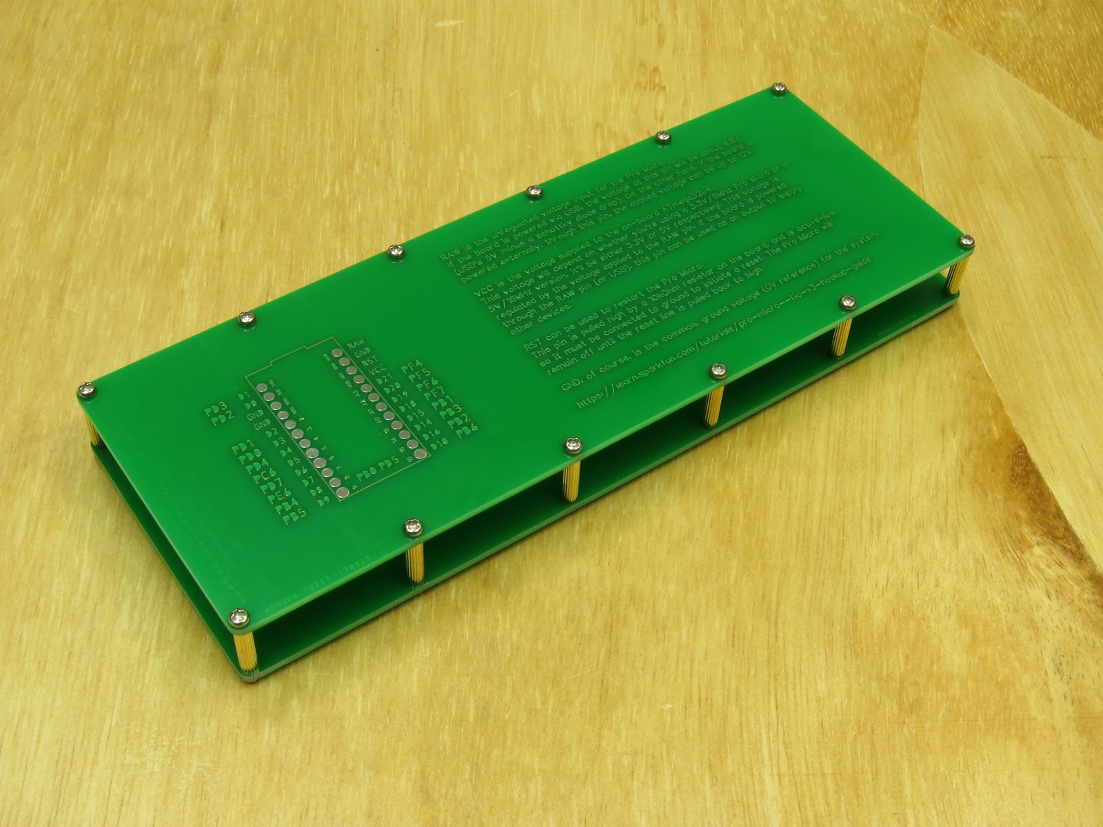 40% Keyboards: 16mm PCB plates