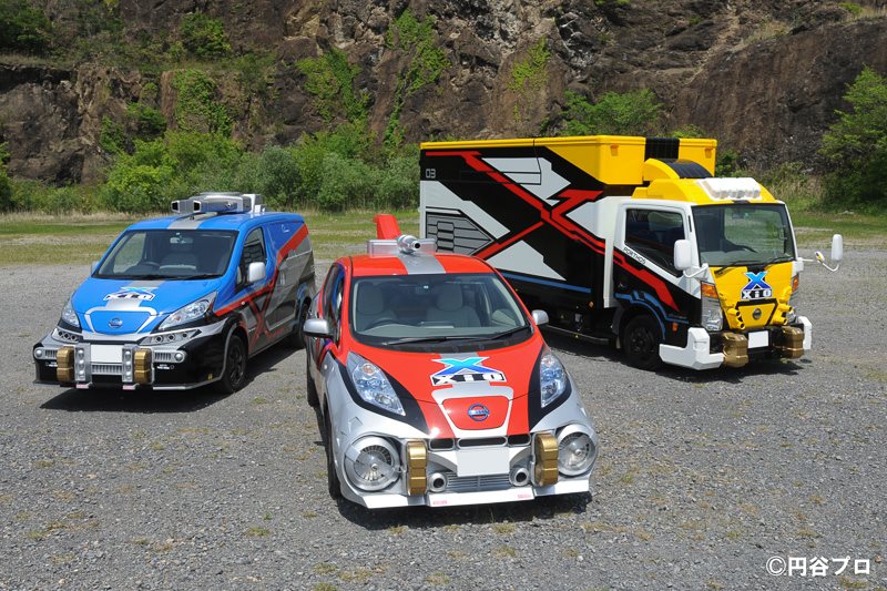 Ultraman X: Close Look On The XIO Land Vehicles - JEFusion