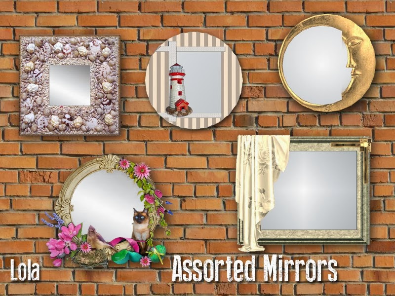 My Sims 3 Blog: Assorted Mirrors by Lola