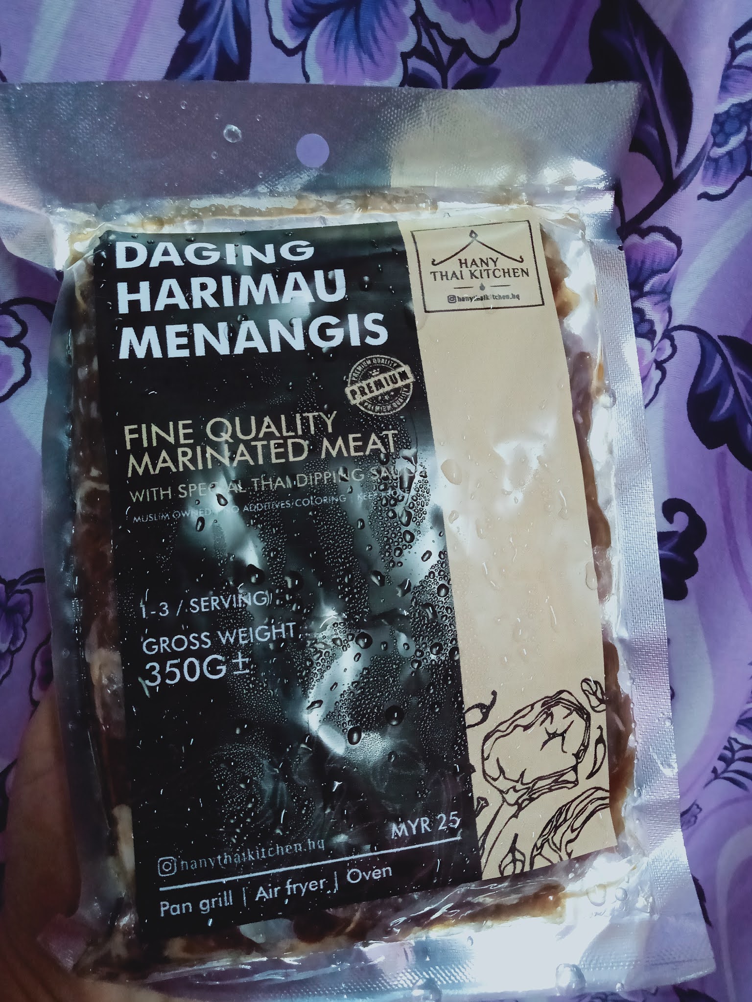 Saja beli 350g dulu...Huhu..