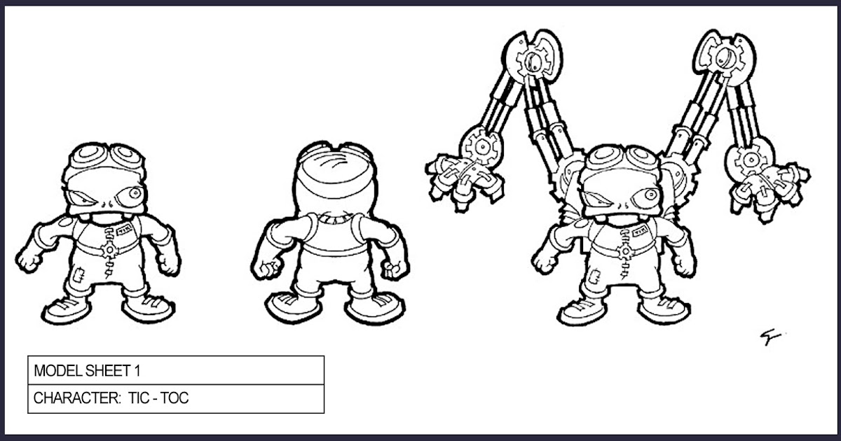 GIL VALADEZ's PORTFOLIO: 2D MODEL SHEETS