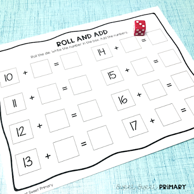 Teaching Addition to 20 in First Grade | The Tahoe Teacher