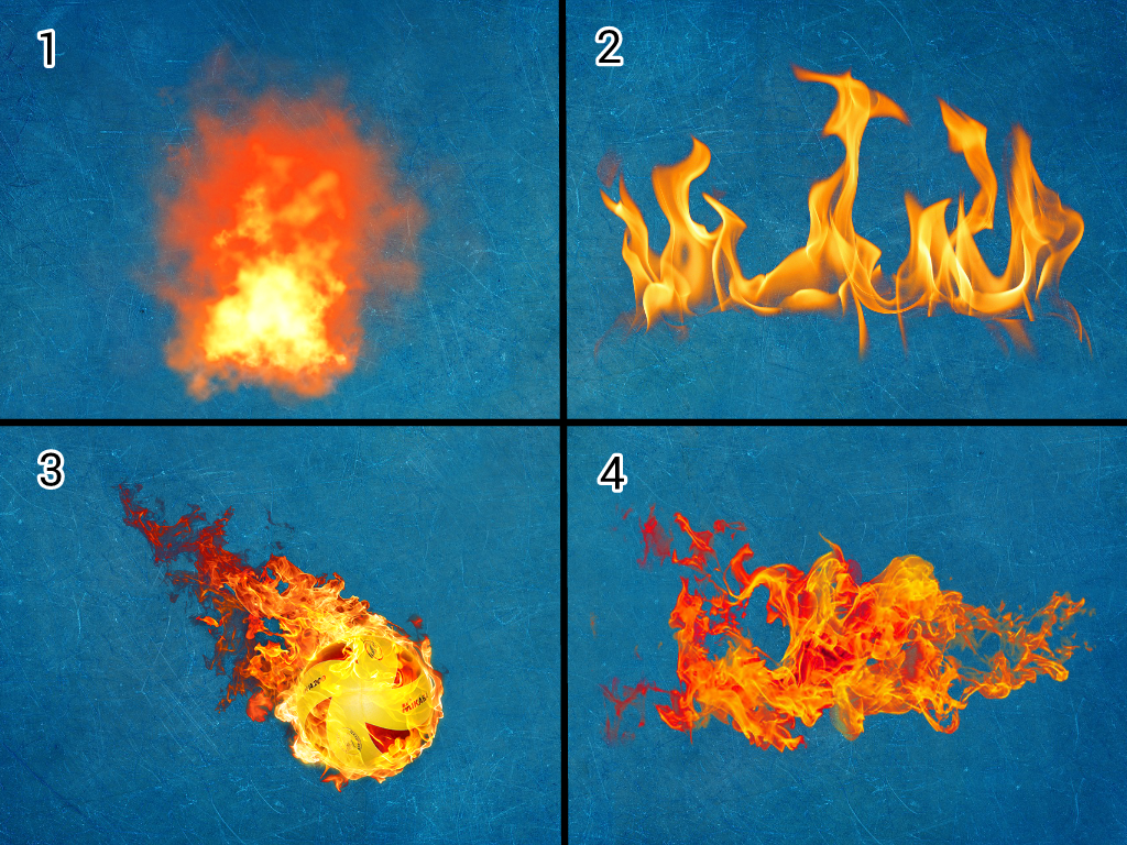 Mentahan efek api PNG