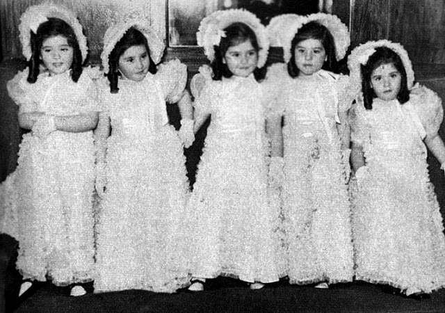 The First Quintuplets Known to Have Survived Infancy: 26 Vintage ...