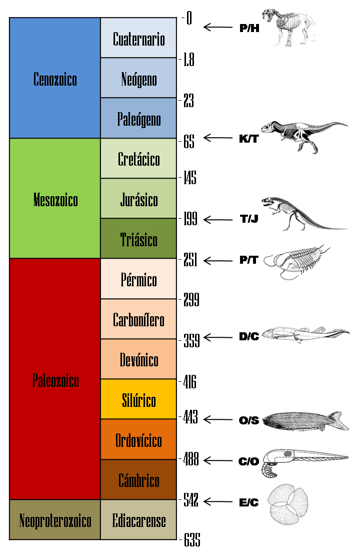 El profesor Bigotini: LAS GRANDES EXTINCIONES. UNA HISTORIA CATASTRÓFICA