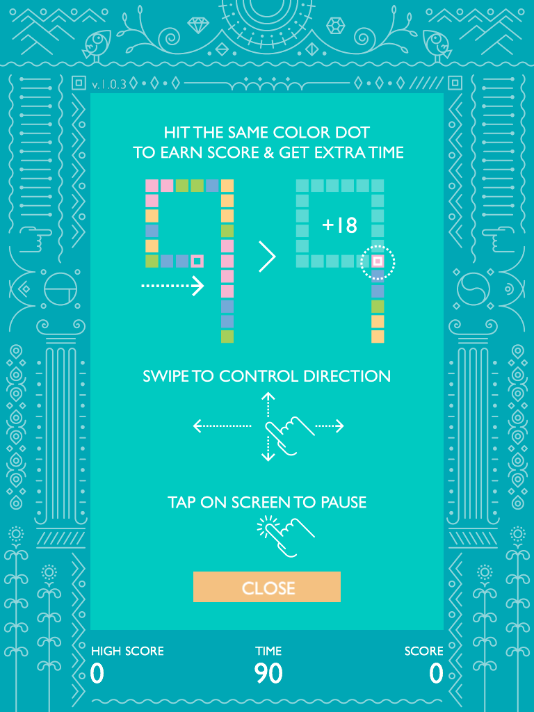 Grid Snake ~ vuifah illustrations