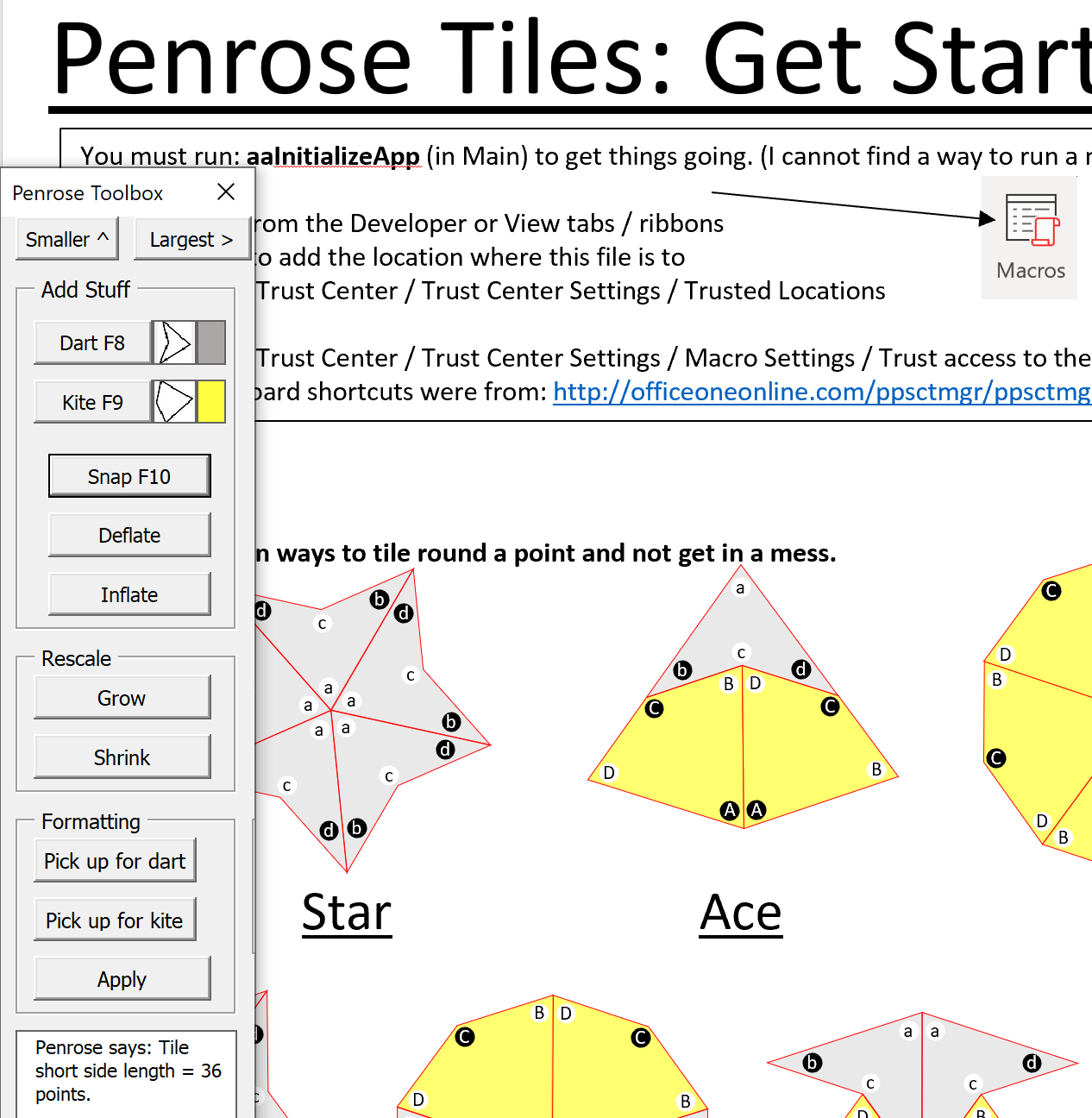 Spacetime and Geometry: Penrose tiles - a program to build Penrose tilings