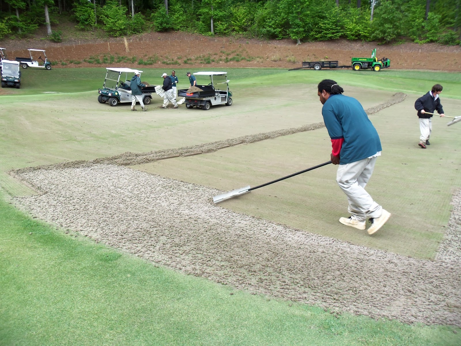 The Creek Club Golf Course Maintenance: “Why are we aerifying green ...