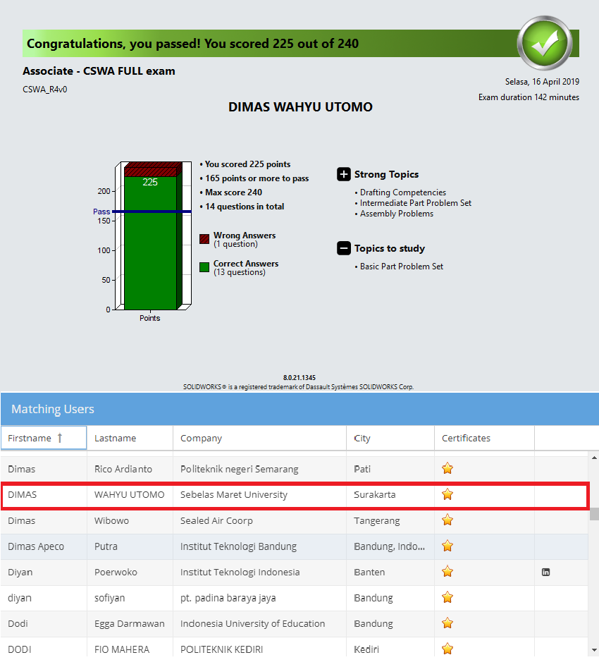 design solidworks: Pengenalan software Solidworks dan tes CSWA