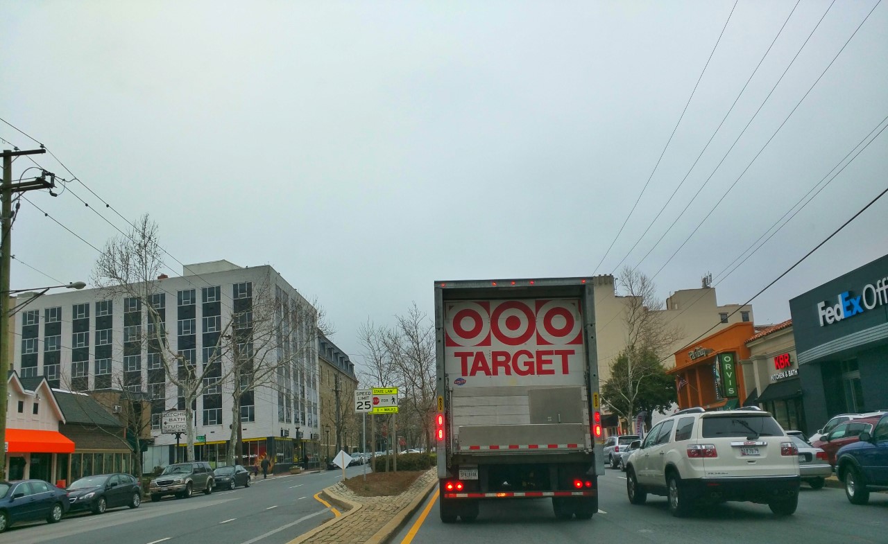 Robert Dyer @ Bethesda Row: Target trucks continue to deliver inventory ...
