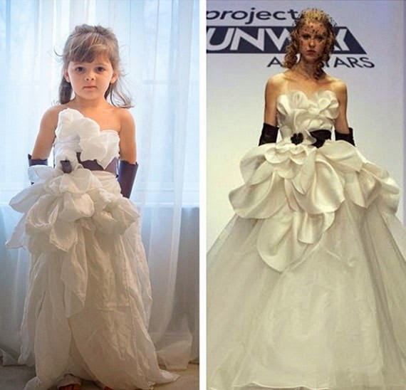 Doce de Menina : Menina de 4 anos reproduz looks famosos.