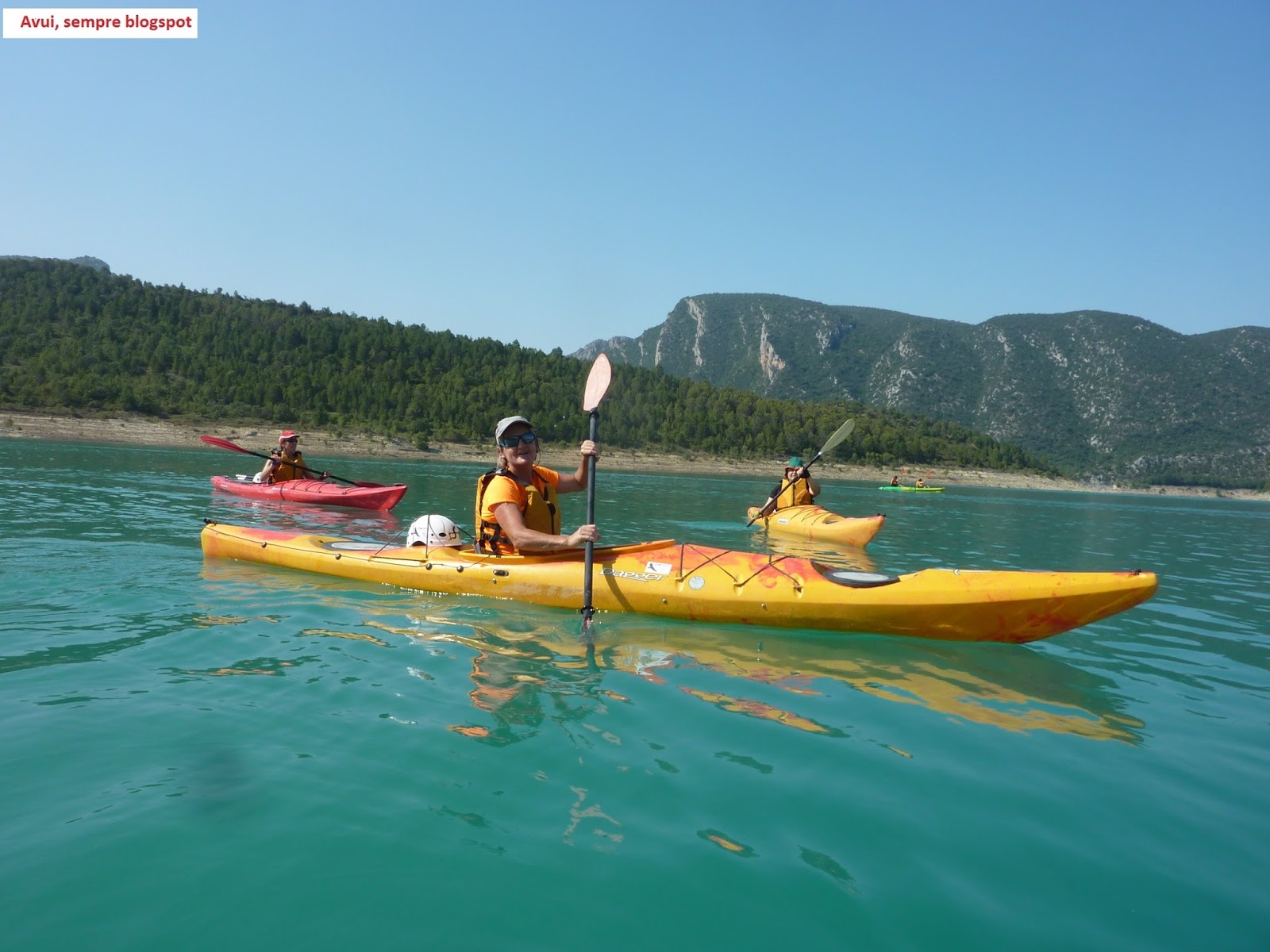 AVUI, SEMPRE. Dècades de muntanya: KAIAC AL CONGOST DE MONT-REBEI