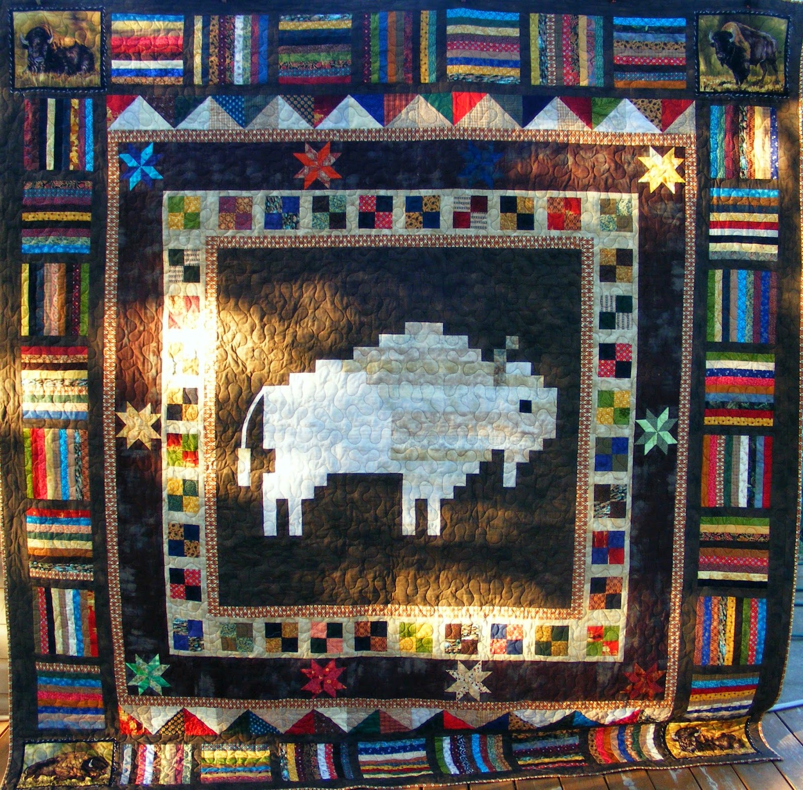 Coloradolady: The White Buffalo Quilt and It's Story ~ warning photo ...