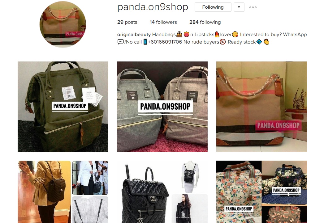 beautylove: HANDBAG ORIGINAL ( ADD INSTAGRAM PANDA.ON9SHOP )