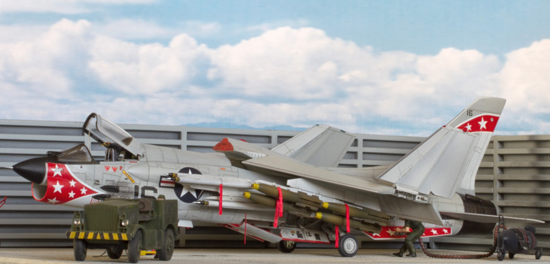 Alexs Scale Aircraft Modelling Vought F 8e Crusader Model