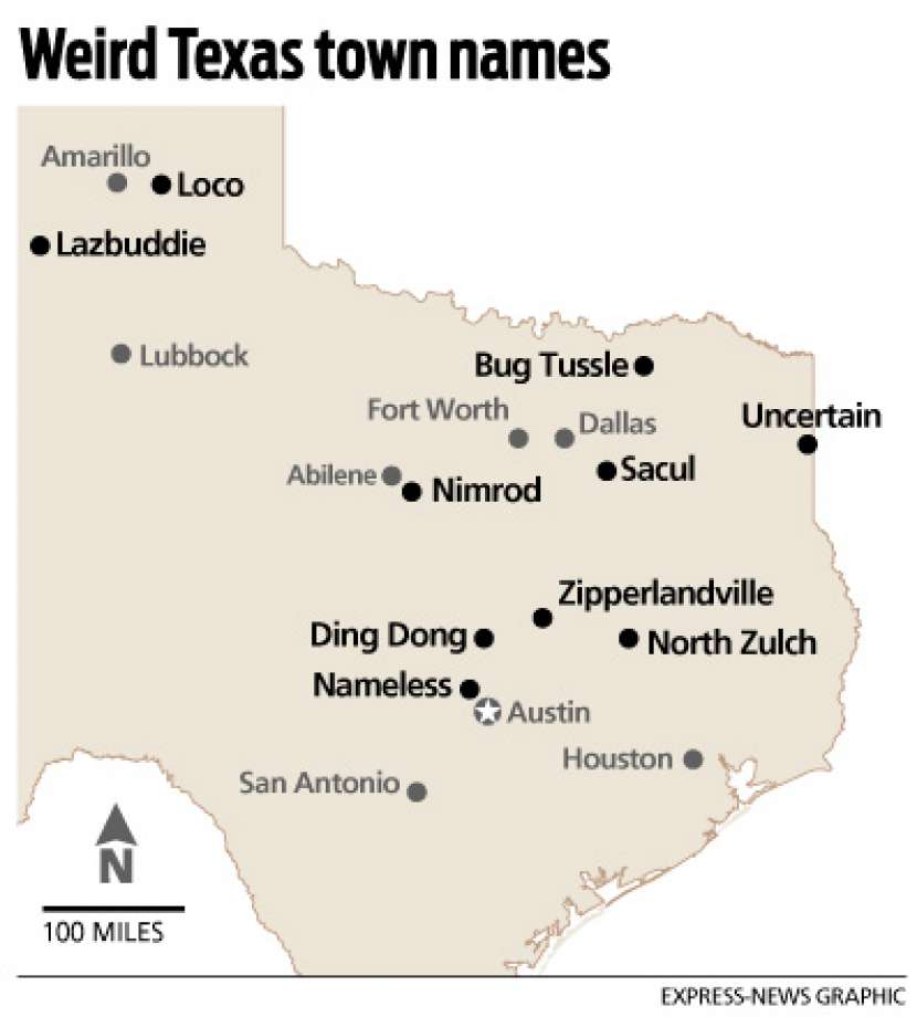 Interesting fact: Nameless is a populated place in Travis County, Texas ...
