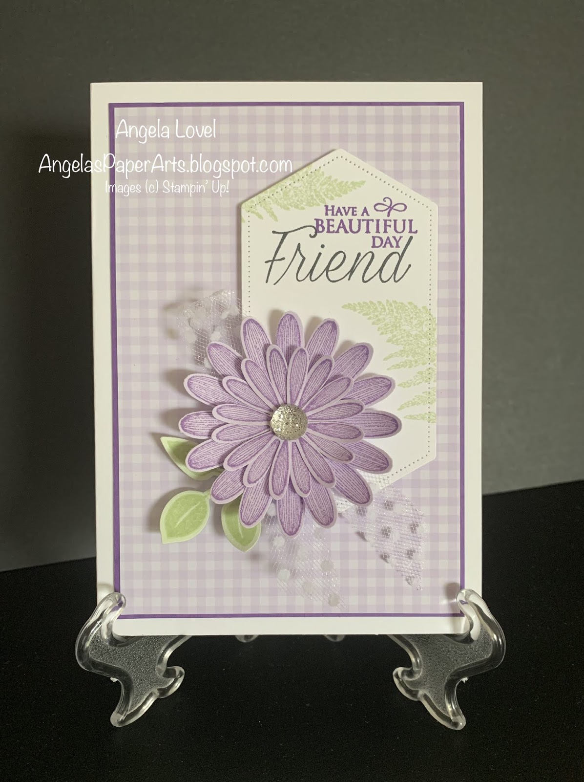 Angela's PaperArts: Daisy Lane card
