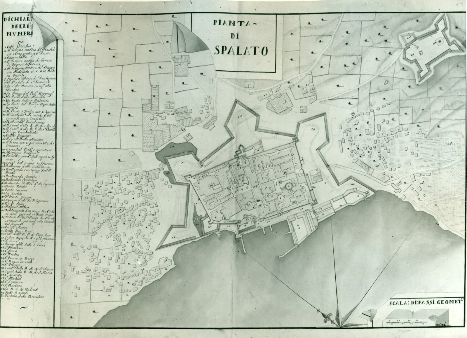 Split kroz Povijest: Mape bastionskog pojasa gradskih utvrda