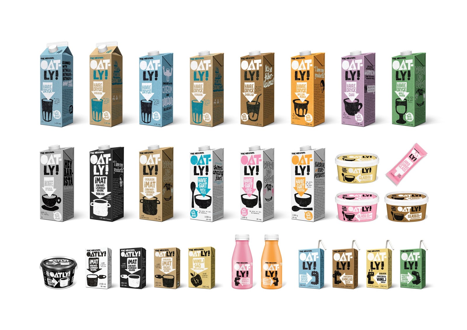 Oatly on Packaging of the World - Creative Package Design Gallery