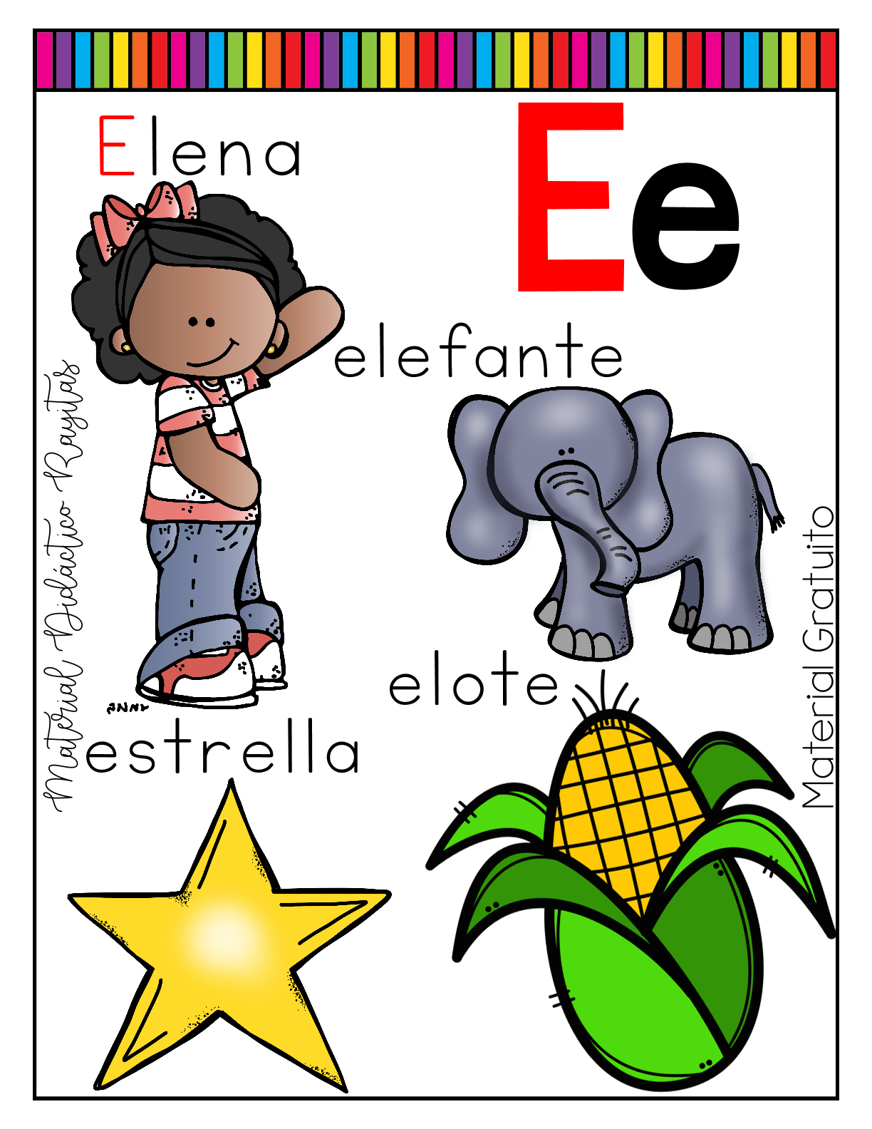 Carteles Abecedario | Materiales Educativos para Maestras