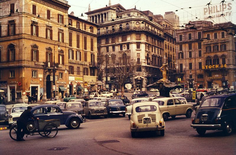 40 Fascinating Photos That Capture Street Scenes of Rome in the Early ...