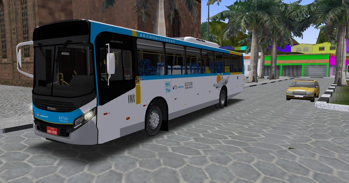 Skins Rio: Caio Apache Vip IV OF 1721L (Padrão 1001) - Viação Redentor