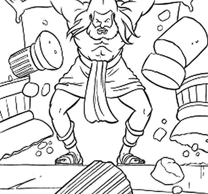 Samson Coloring Page ~ Coloring Pages