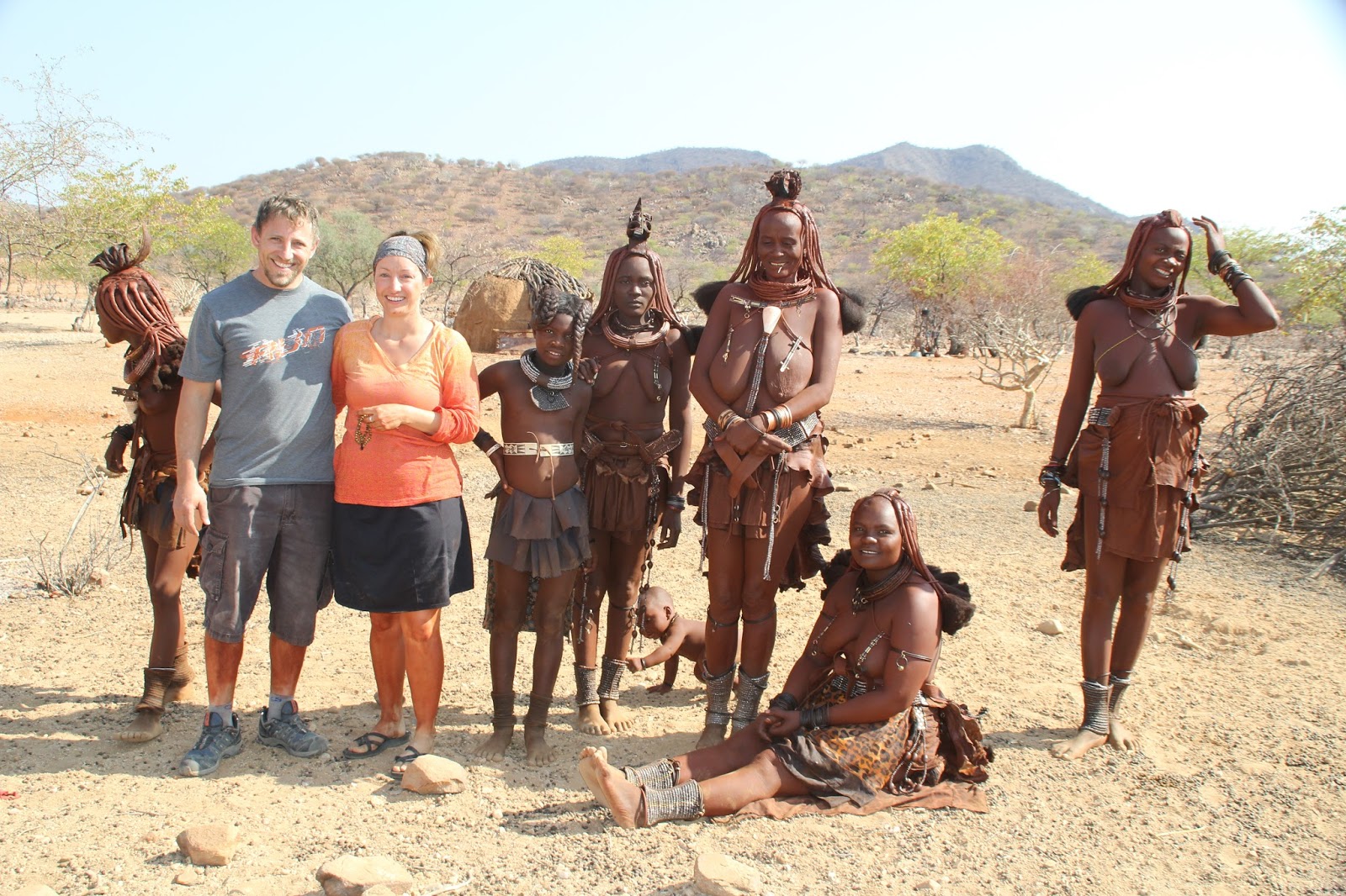 Asa and Julia in Africa: Himba Nation