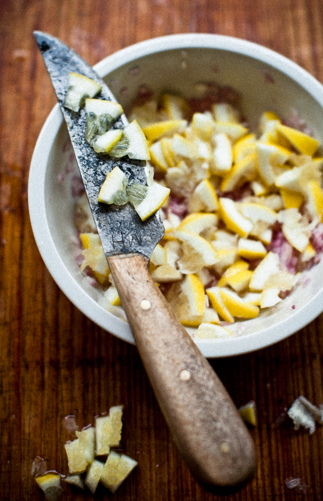 Yummy Supper : SLOW COOKED SALMON WITH MEYER LEMON RELISH