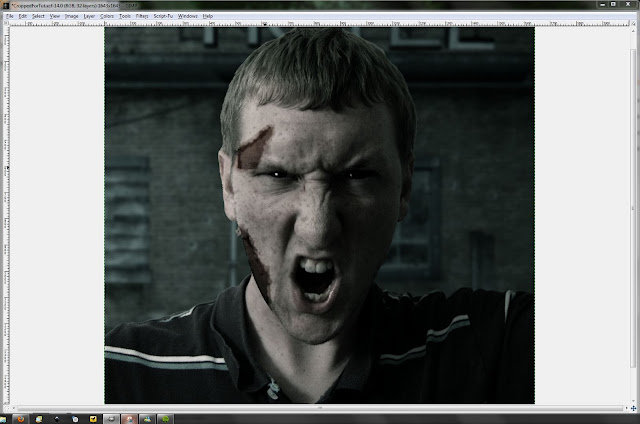 Gimped! Gimp Tutorials: Gimp Tutorial: How to Make a Zombie Using Gimp