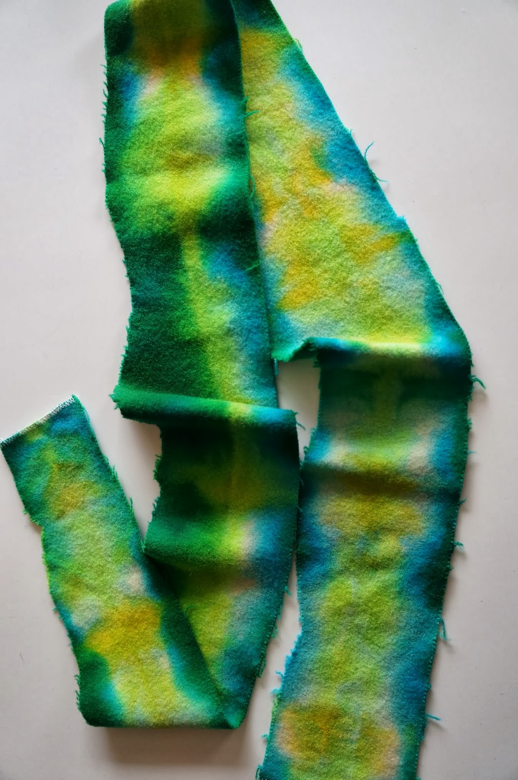 Ginger Wilson: Dyeing a wool felt blanket