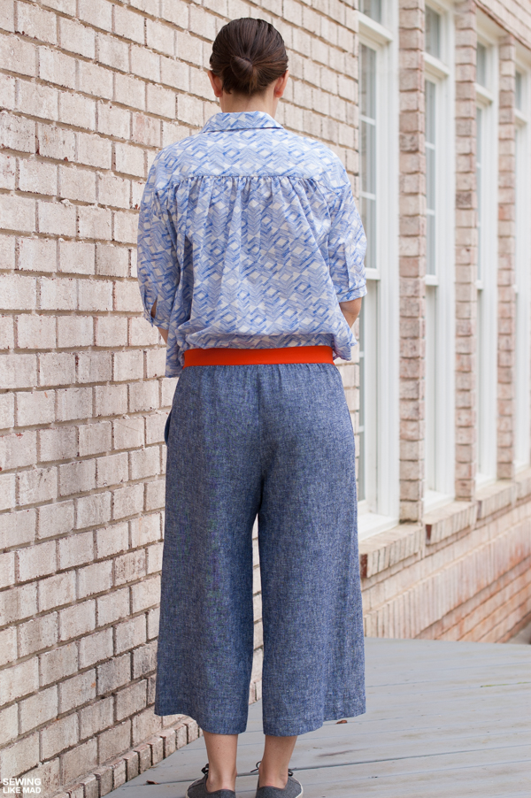 Sewing Like Mad: The Emerson Crop Pants by True Bias