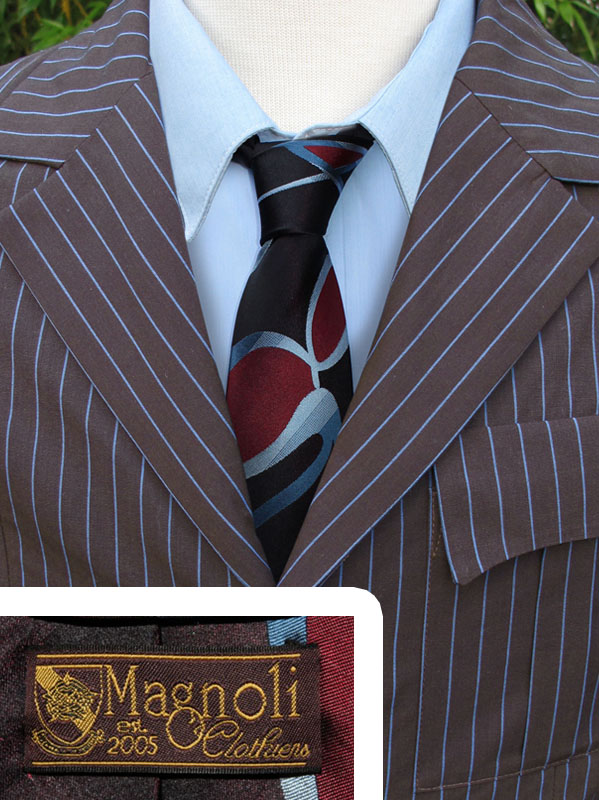 Making My Tennant Suit: Replica Christian Lacroix Tie - Magnoli Third ...