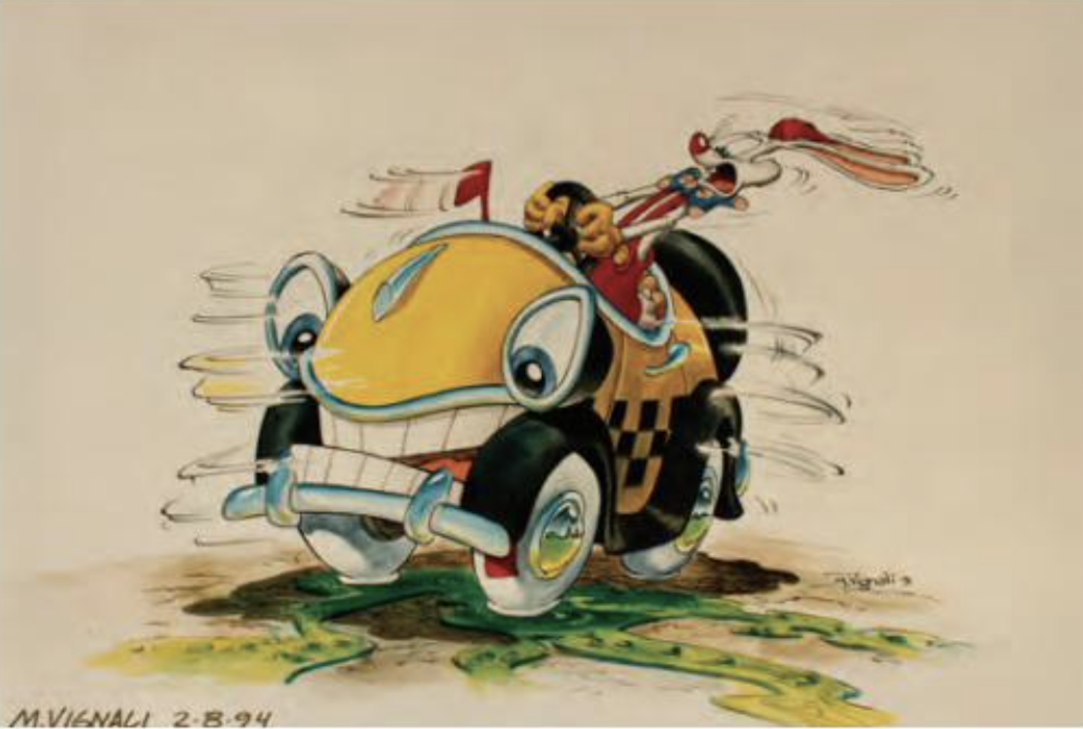 Insights and Sounds: "Oh, Roger (Rabbit)!" Cartoon Spin Concept Art