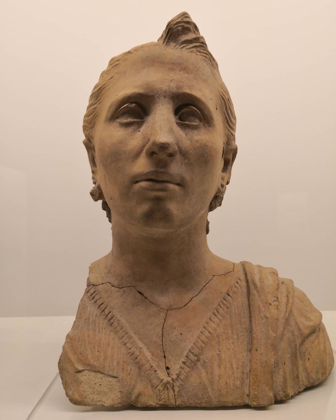 Etruscan female bust from Cerveteri 300-250 BCE