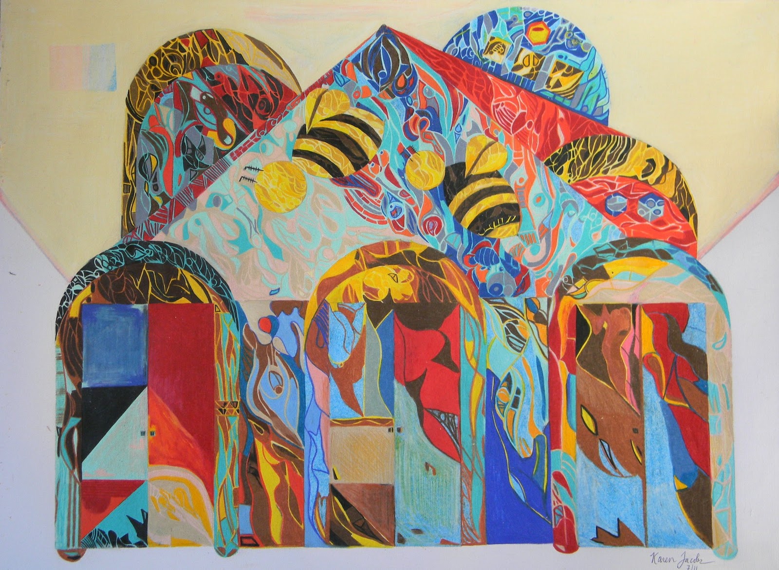 Karen Jacobs Abstract Artist: "Sacred Vision"