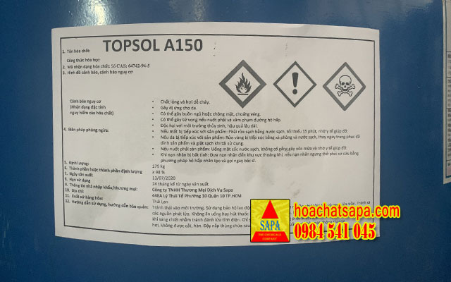 Solvent A150 - dung môi công nghiệp