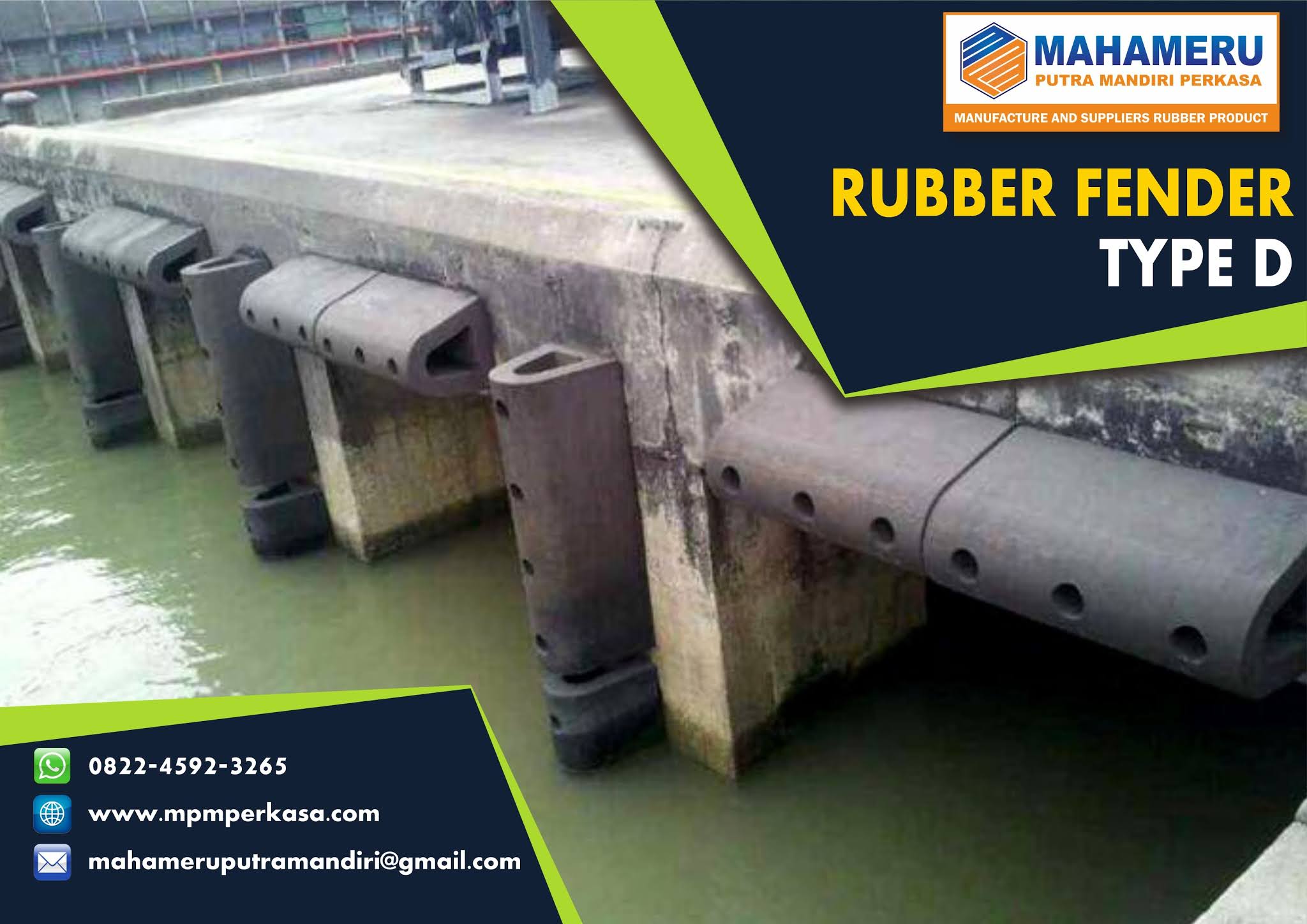 Rubber Fender D Batam - Karet Fender Dermaga Tipe D Batam-Riau,Sumatera ...