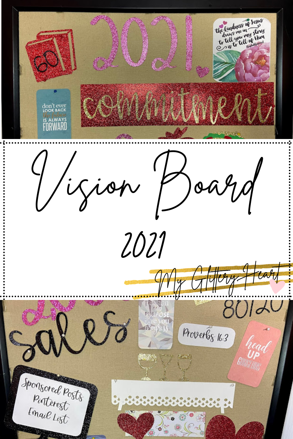 Vision Board for 2021 - My Glittery Heart