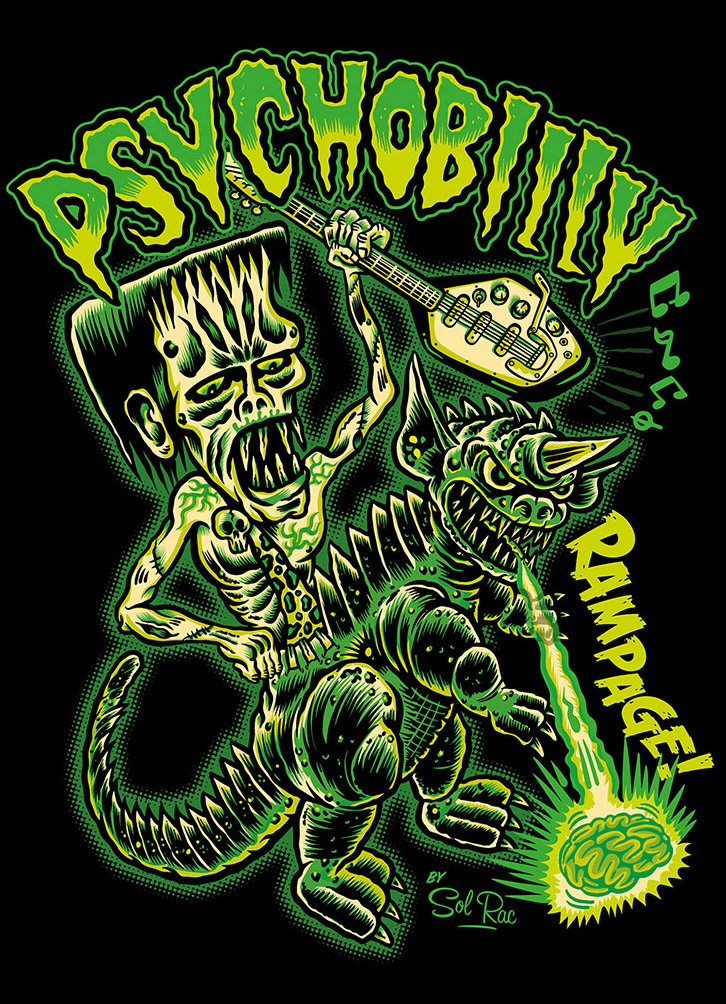 Sol Rac: Psychobilly Rampage! aka: Furankenshutain Tai Chitei Kaijū