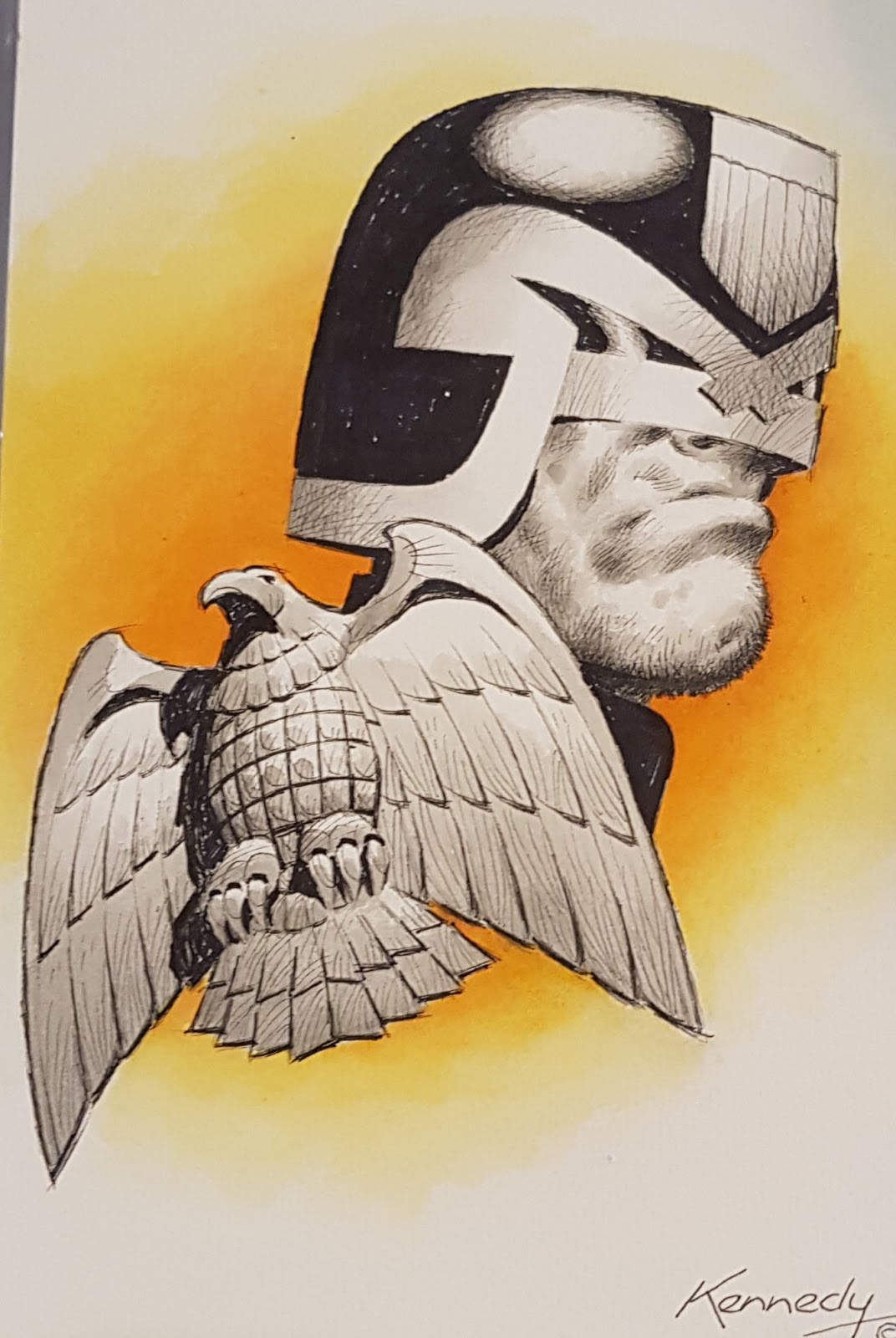 Ian Kennedy Art: Portfolio; Dredd, Strontium Dog, Rogue Trooper