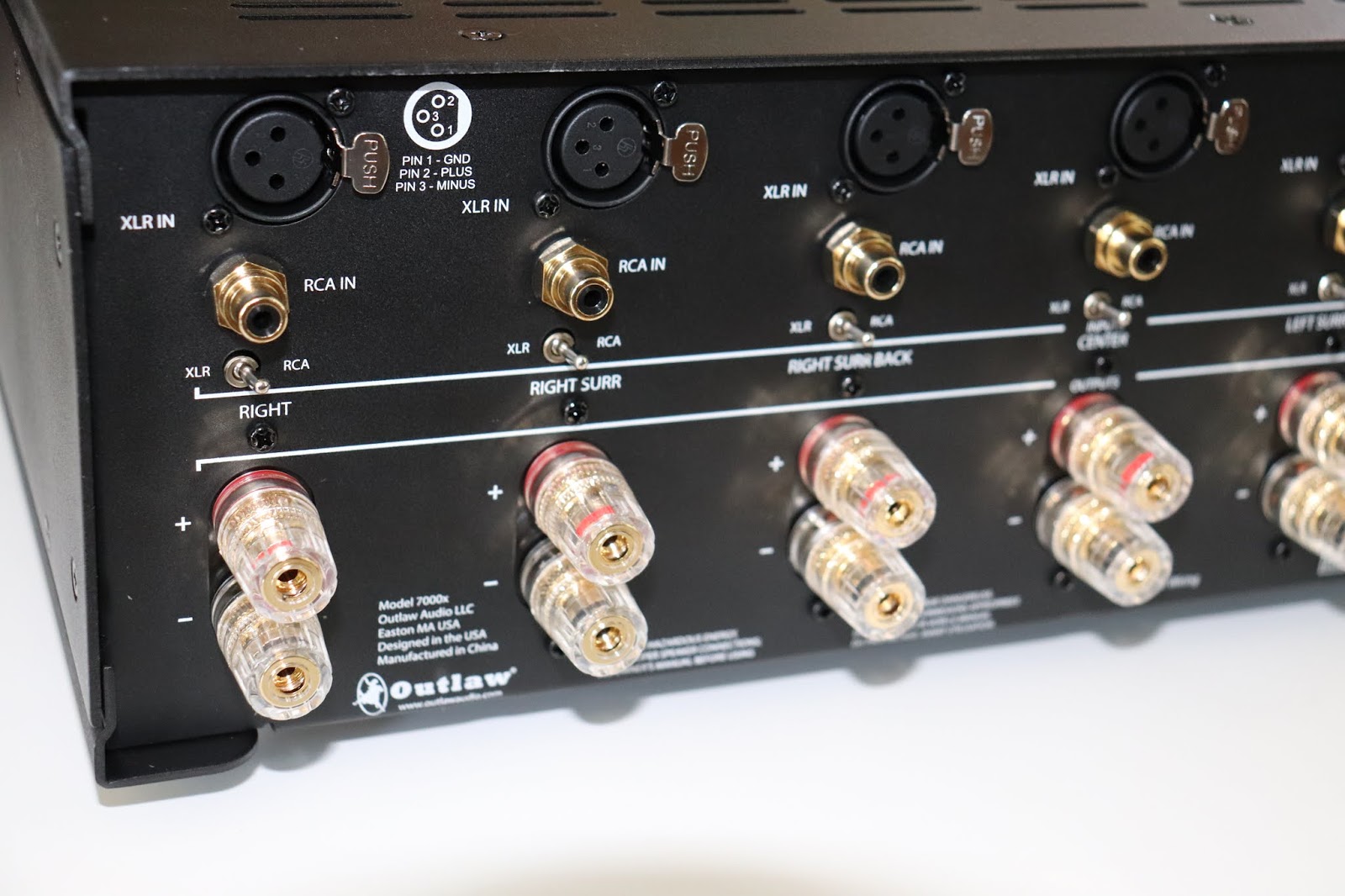 Stereowise Plus: Outlaw Audio Model 7000X 7 Channel Home Theater ...