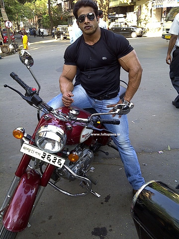 Suhas Khamkar On Bike