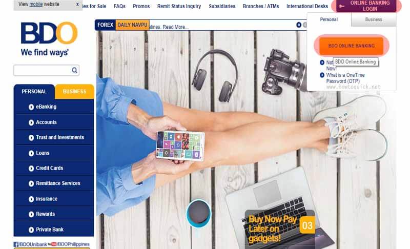 How to Register your BDO Account to Online Mobile App Banking