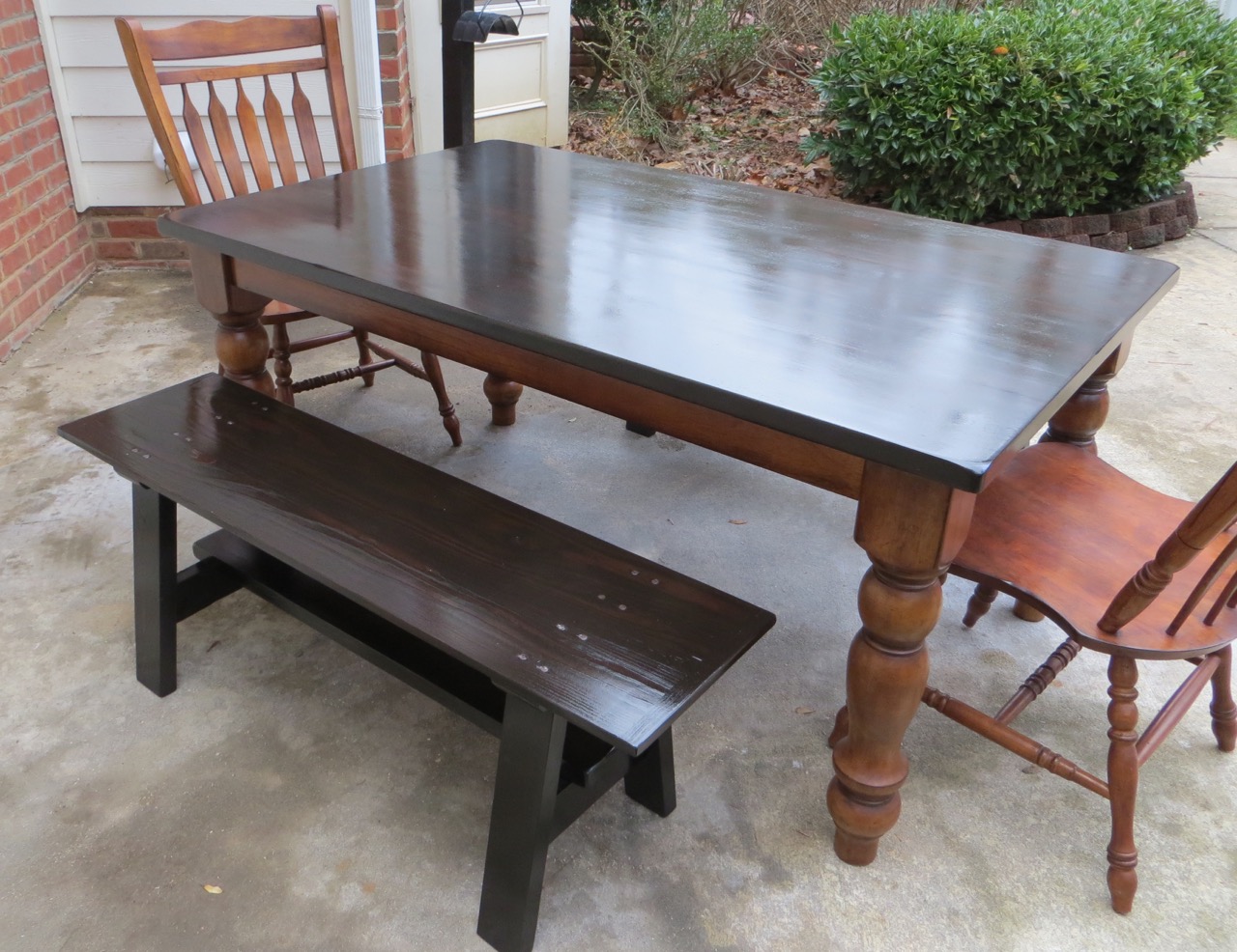 The Project Lady - DIY $20 Farmhouse Dining Bench