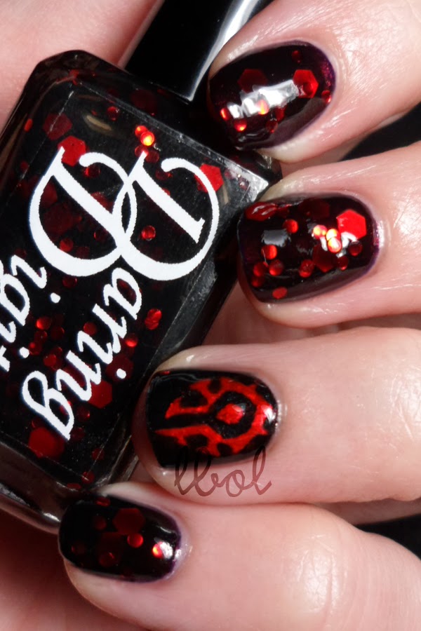 Little Bottles of Love: Daring Digits - Horde Swatch & Review (and some ...