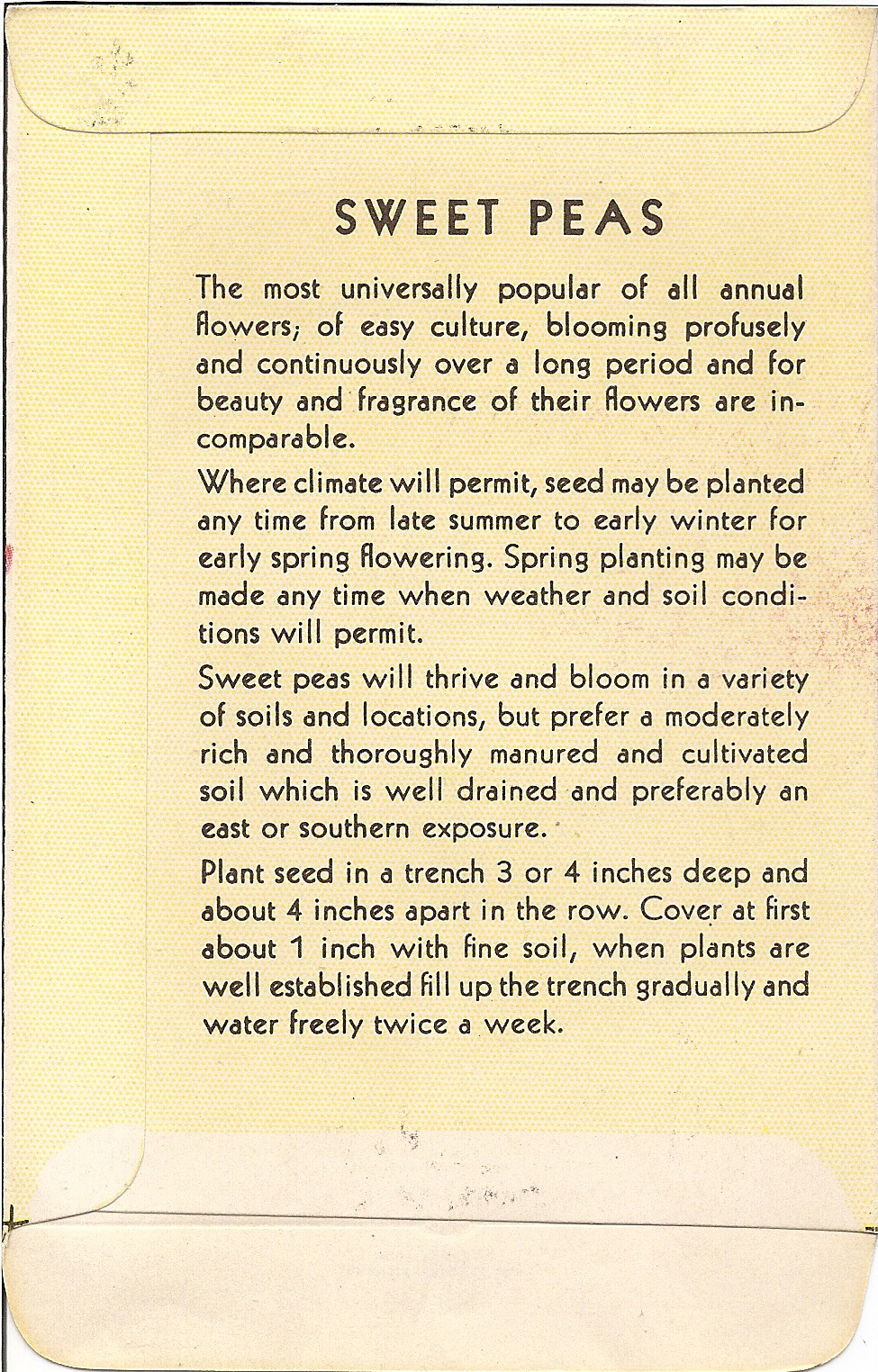 Sweet Magnolias Farm: Antique Seed Packet Printables ~ Sweet Pea, Poppy ...