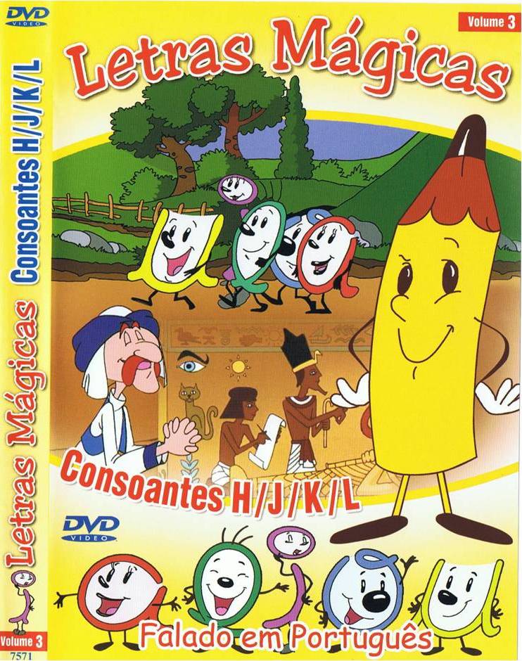 Baratta-infantil: Letras Mágicas Vol.3 - Consoantes H - J - K - L
