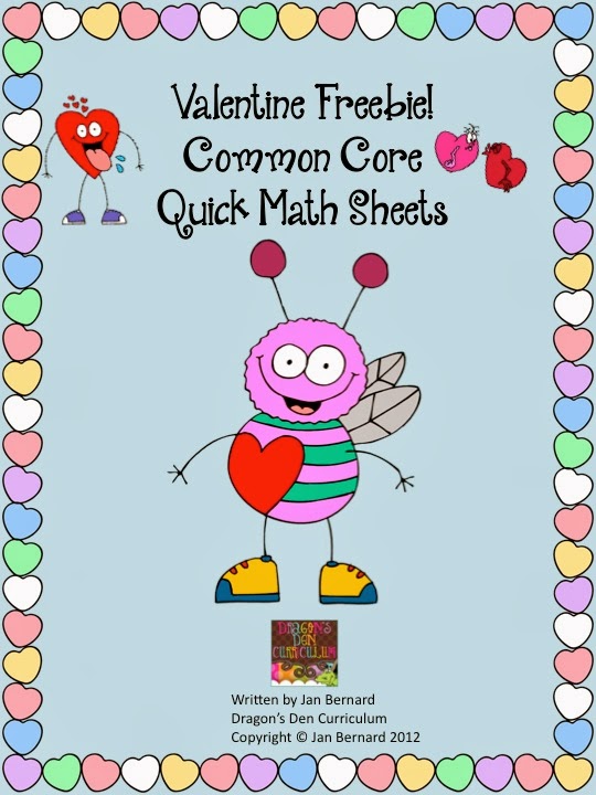 Dragon's Den Curriculum: Time for A Valentine Freebie!